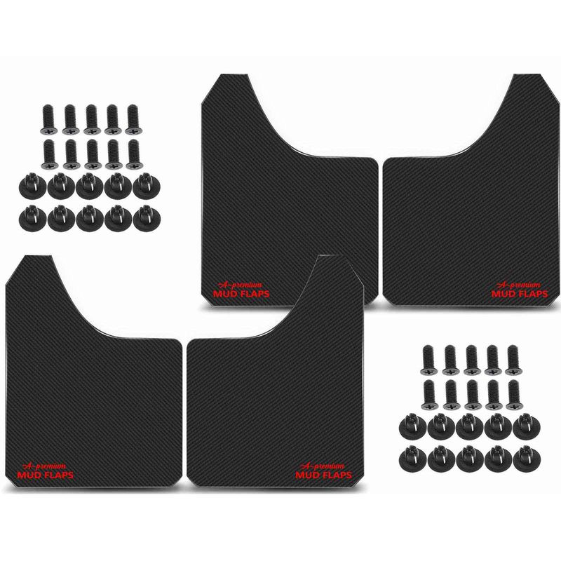 4 Pcs Front & Rear Splash Guards Mud Flaps for Toyota Chevy Ford Buick ...