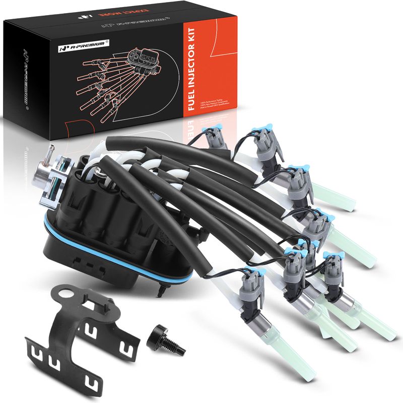 Central Multi-Port Fuel Injectors Injection for Chevy GMC Pickup 5.0L 5 ...