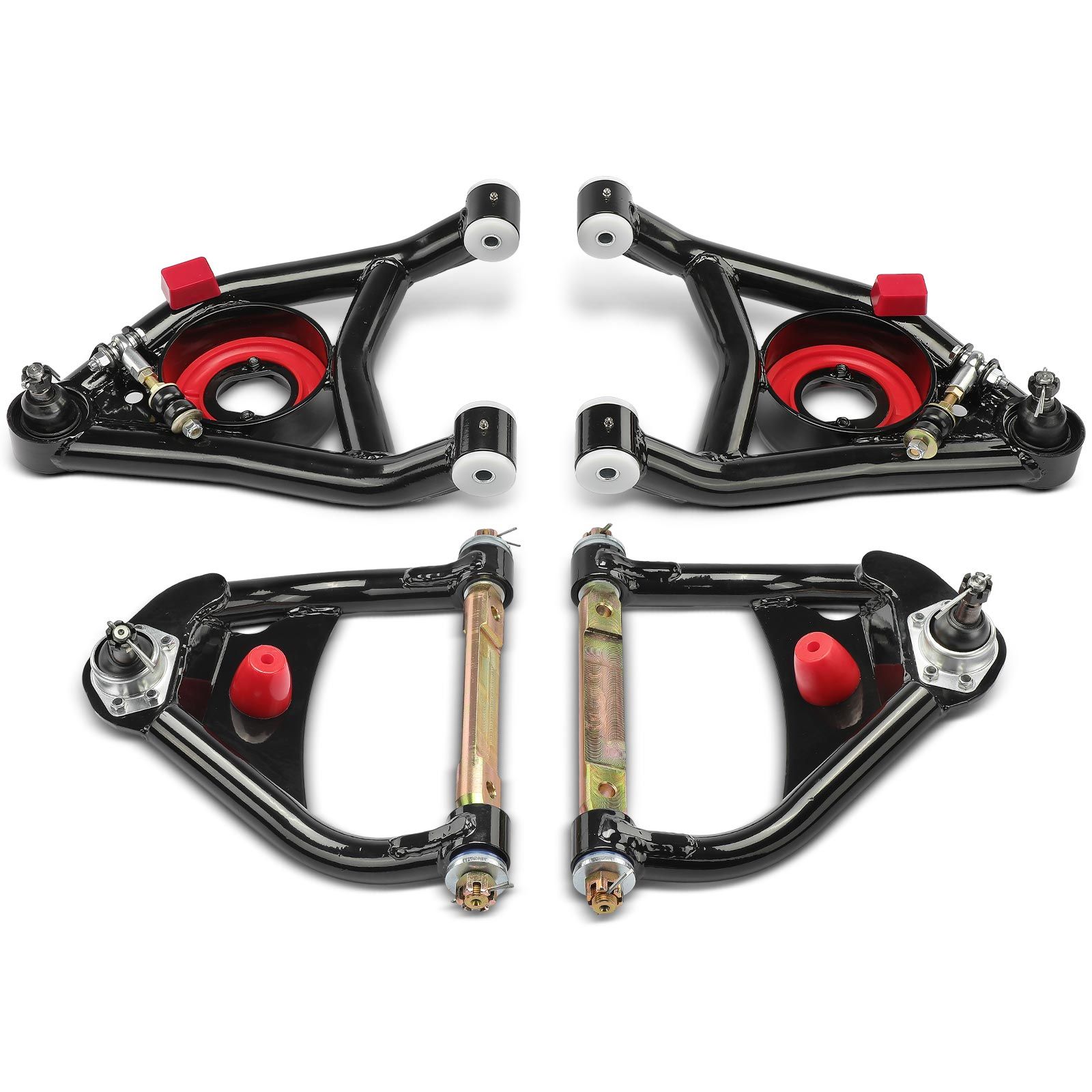 4 Pcs Front Upper & Lower Control Arm Kit for Buick Skylark 1964-1972 ...