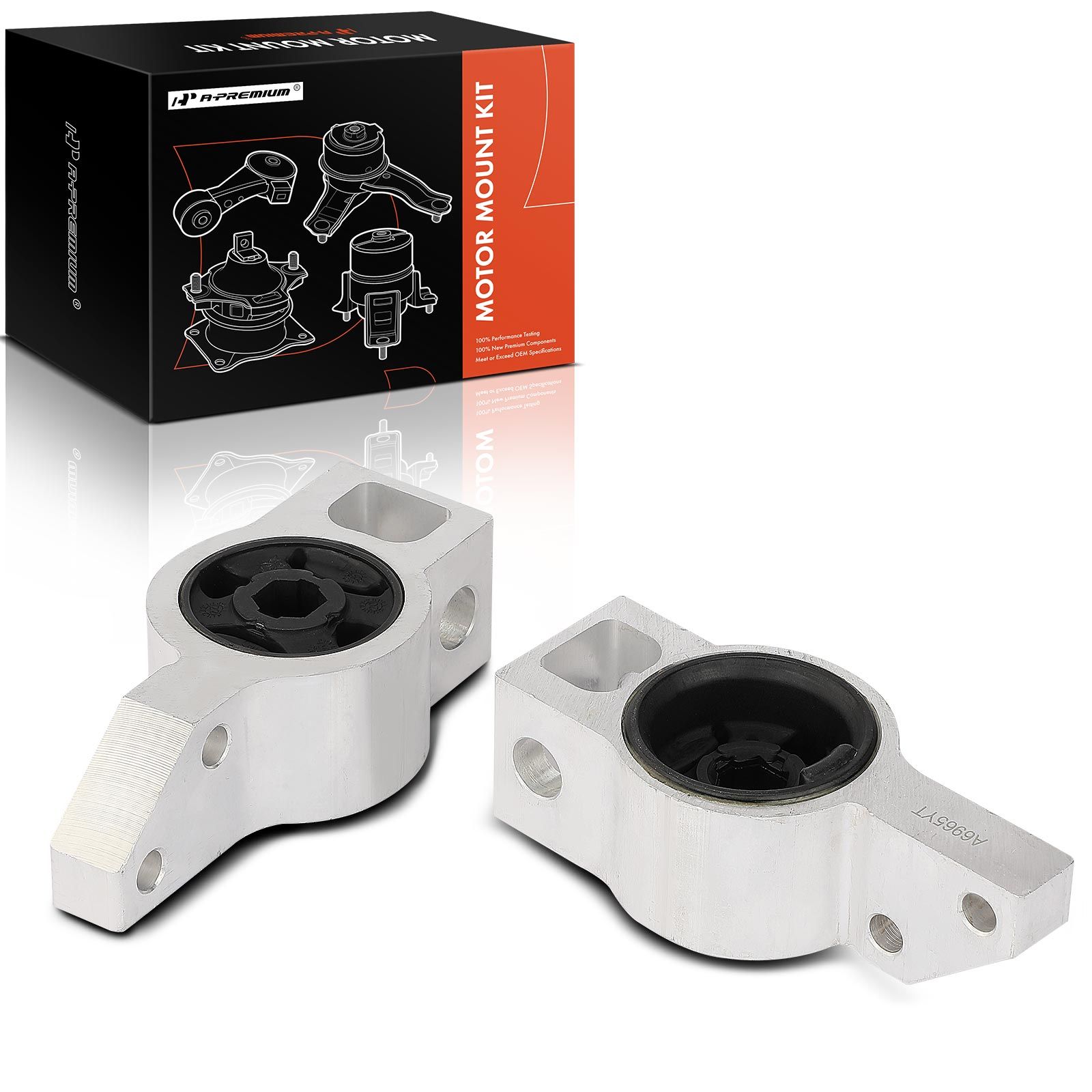 2 Pcs Front Engine Mount for Audi A3 06-13 VW Jetta 05-14 Beetle 13-14 ...