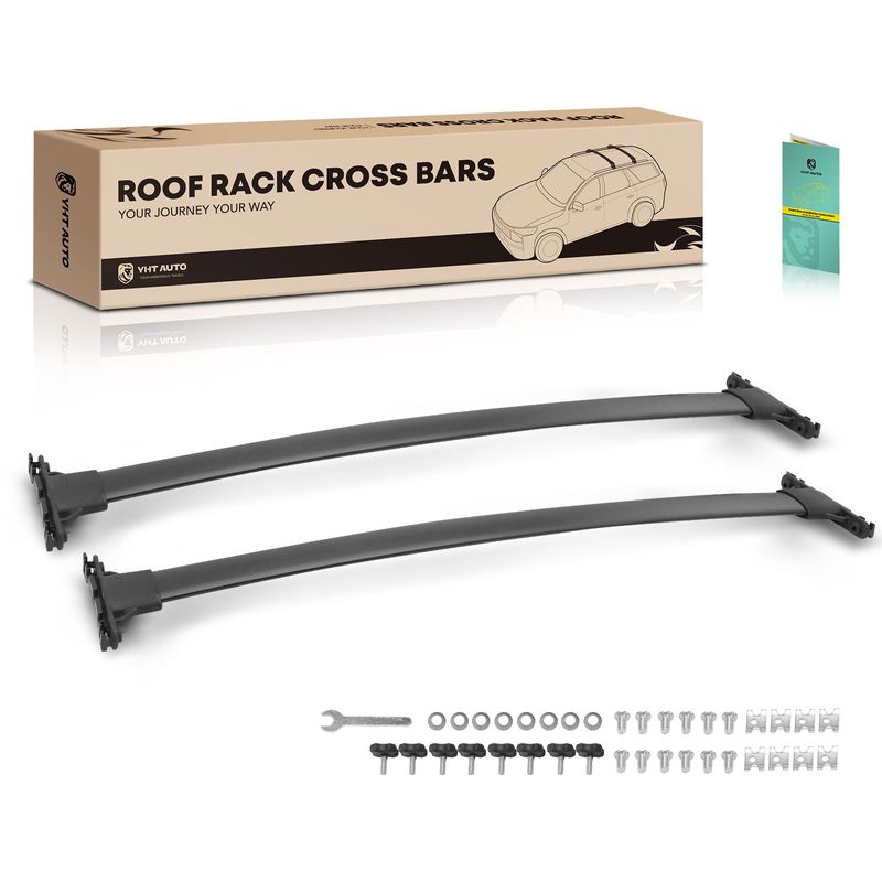 Black Aluminum Alloy Roof Rack Cross Bars for 2010-2015 Lexus RX350 | A ...