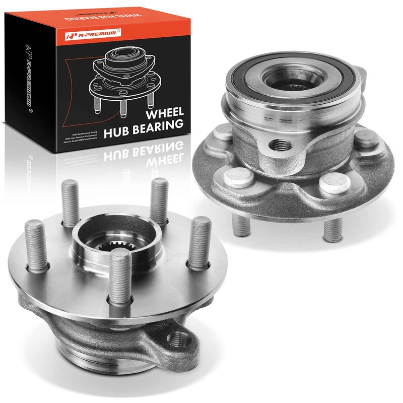 2 Pcs Front Wheel Bearing & Hub Assembly for Toyota Prius Prime Prius ...