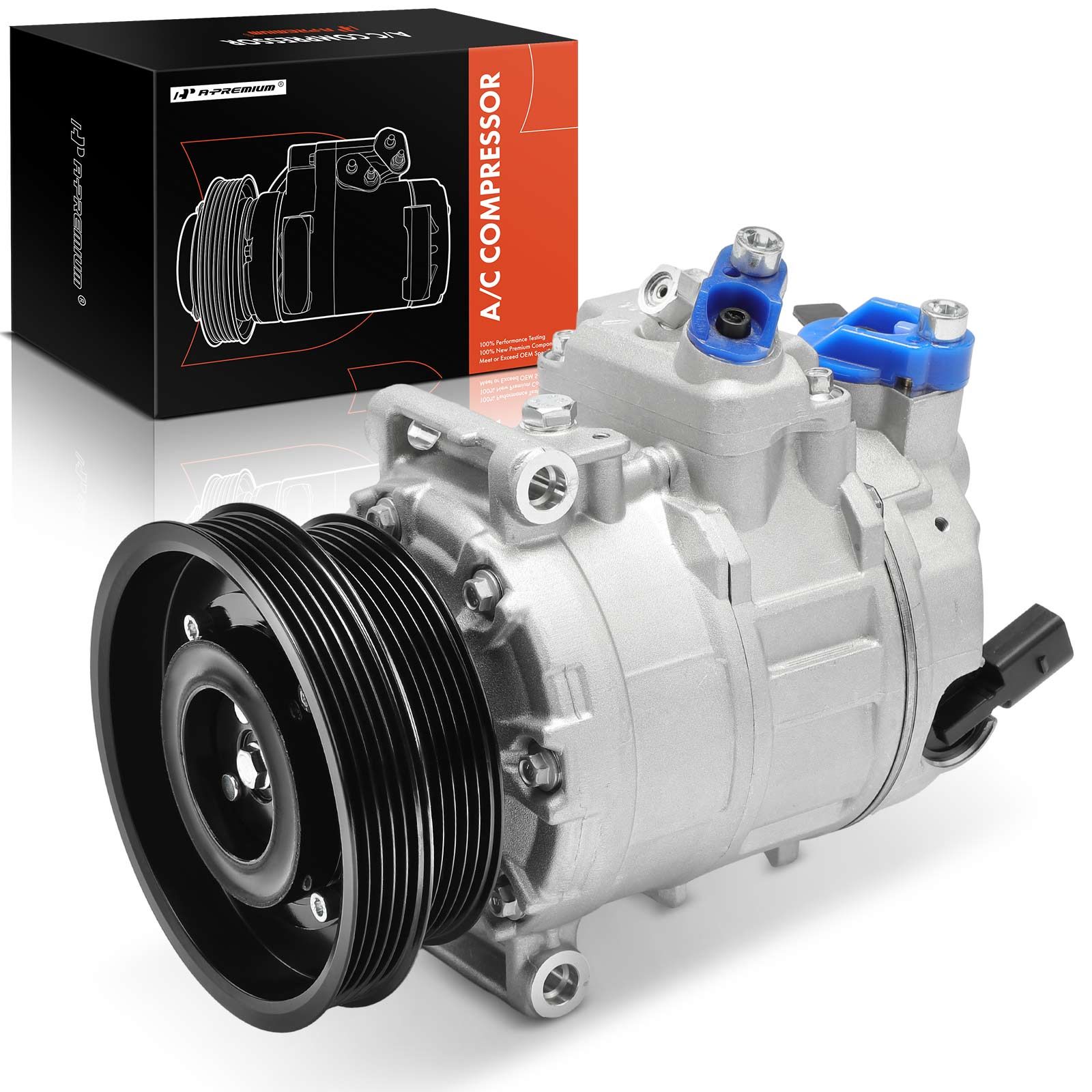 AC Compressor with Clutch for Volkswagen Beetle Golf Jetta Passat R32 ...