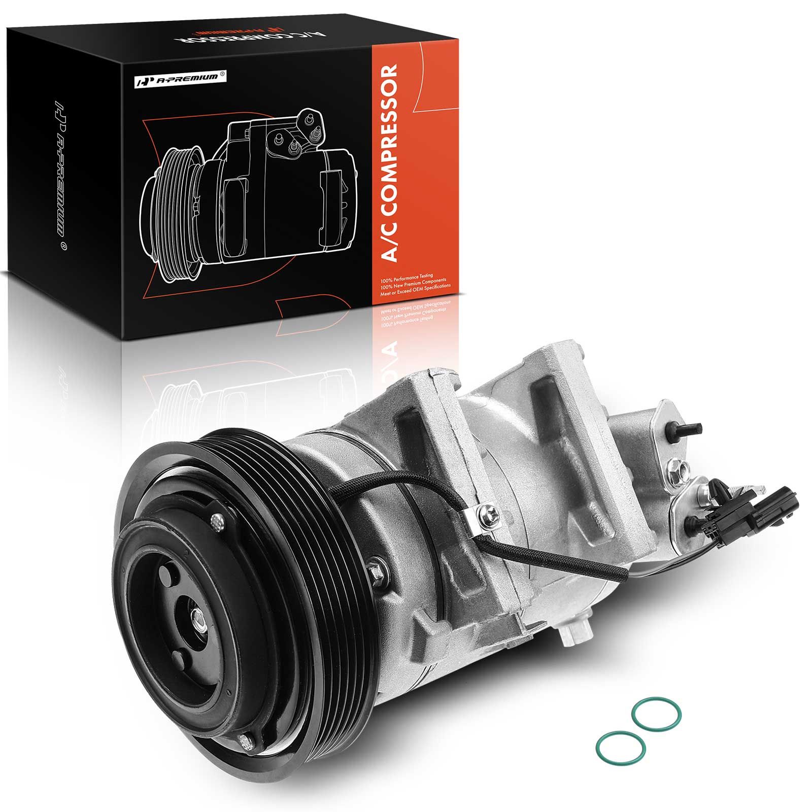 AC Compressor with Clutch & Pulley for Nissan Rogue 08-13 Rogue Select ...