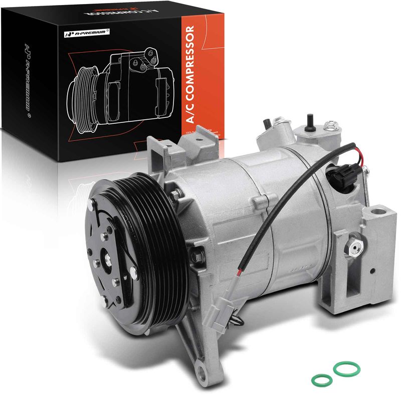 AC Compressor with Clutch & Pulley for 2014 Nissan Altima | A-Premium