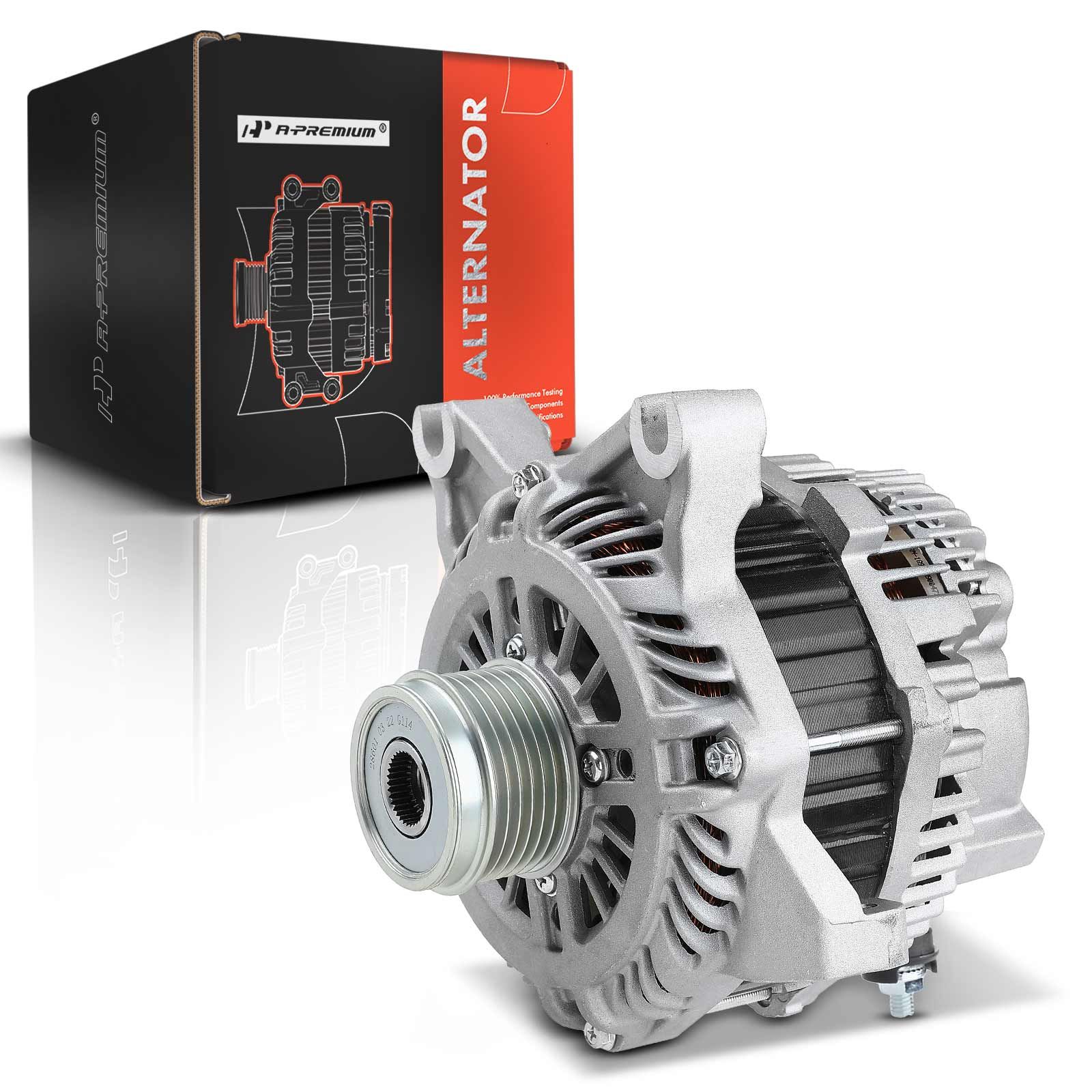 Alternator 200A 12V CW 6-Groove Clutch for Ford Crown Victoria 04-11 V8 ...