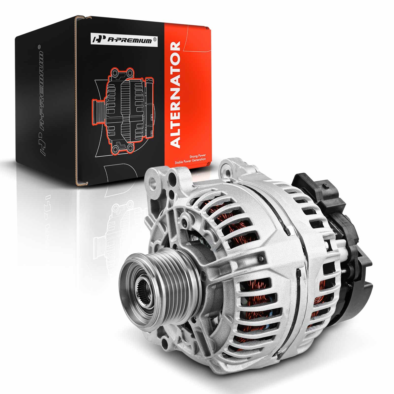 Alternator 120A 12V CW 6-Groove Clutch Pulley for 2003 Volkswagen Golf 1.8L l4 | A-Premium