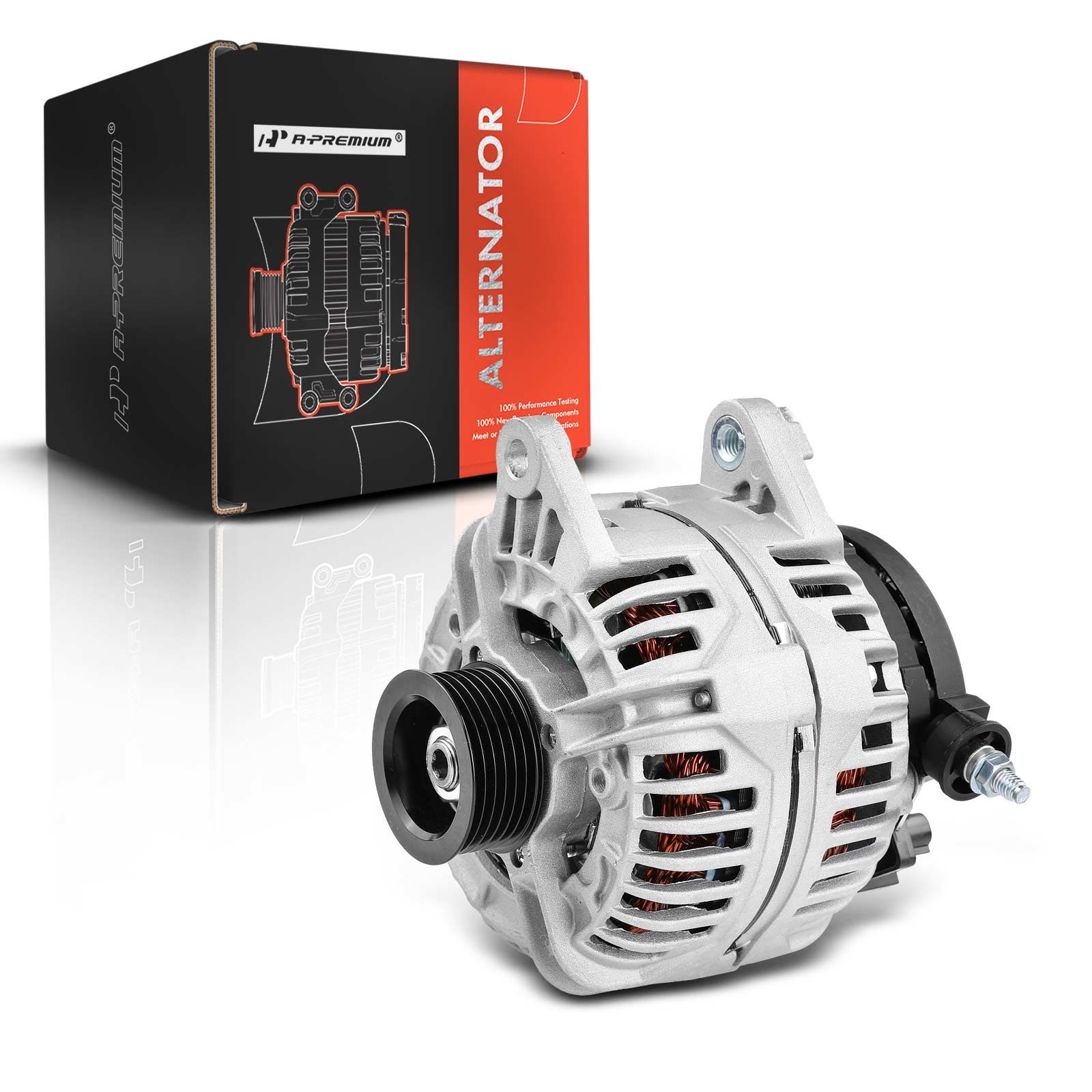 Alternator 132A 12V CW 6-Groove Pulley for Jeep Grand Cherokee 2001 ...