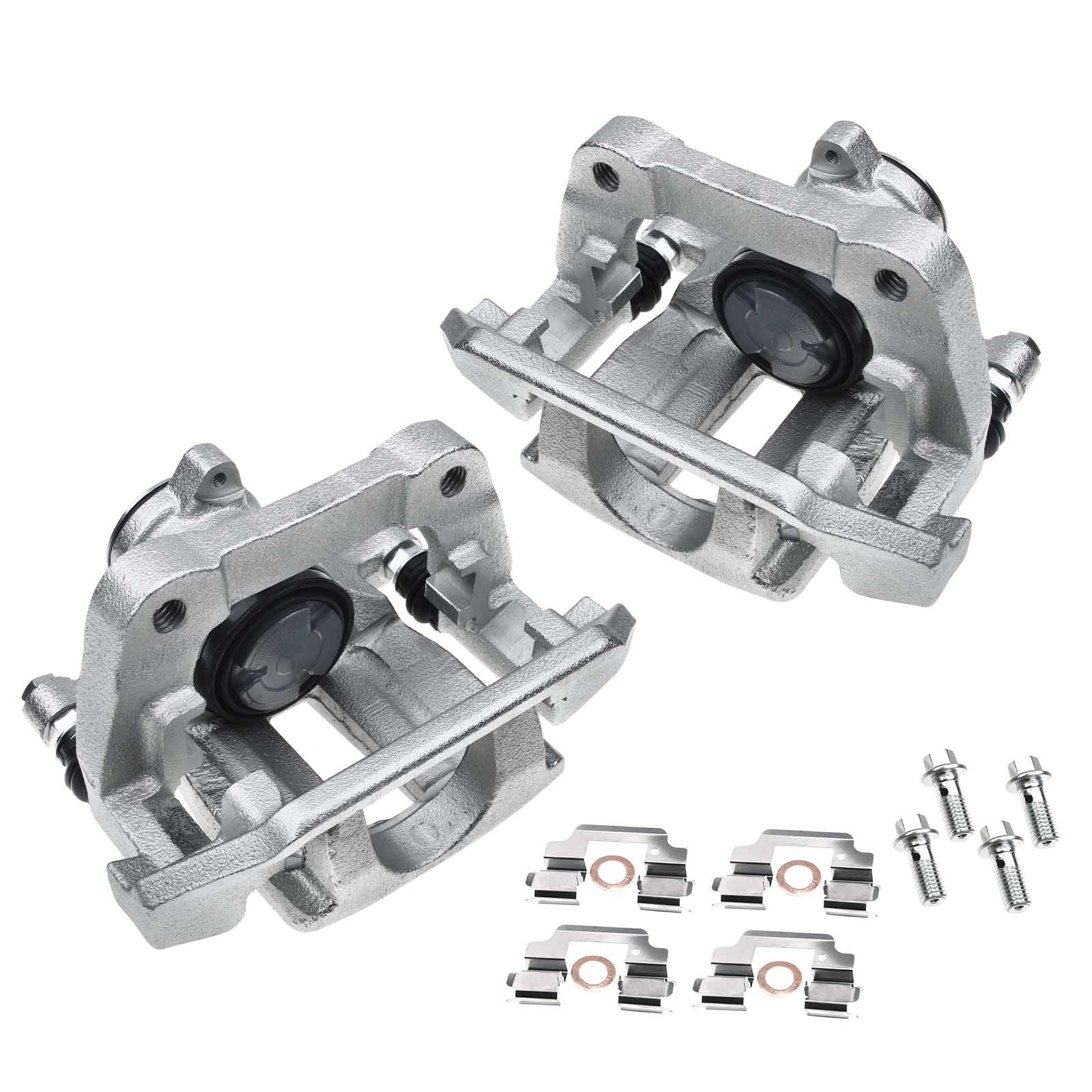 2 Pcs Rear Disc Brake Calipers with Bracket for Volvo XC60 S60 XC70 S80 ...