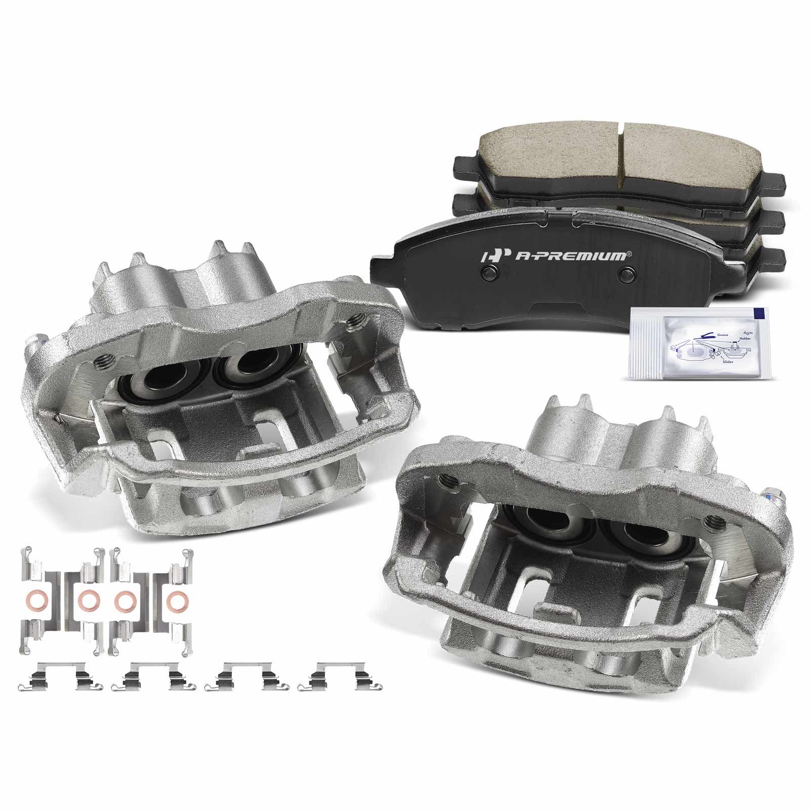 2004 Ford F-250 Super Duty 6 Pcs Rear Disc Brake Calipers & Ceramic ...