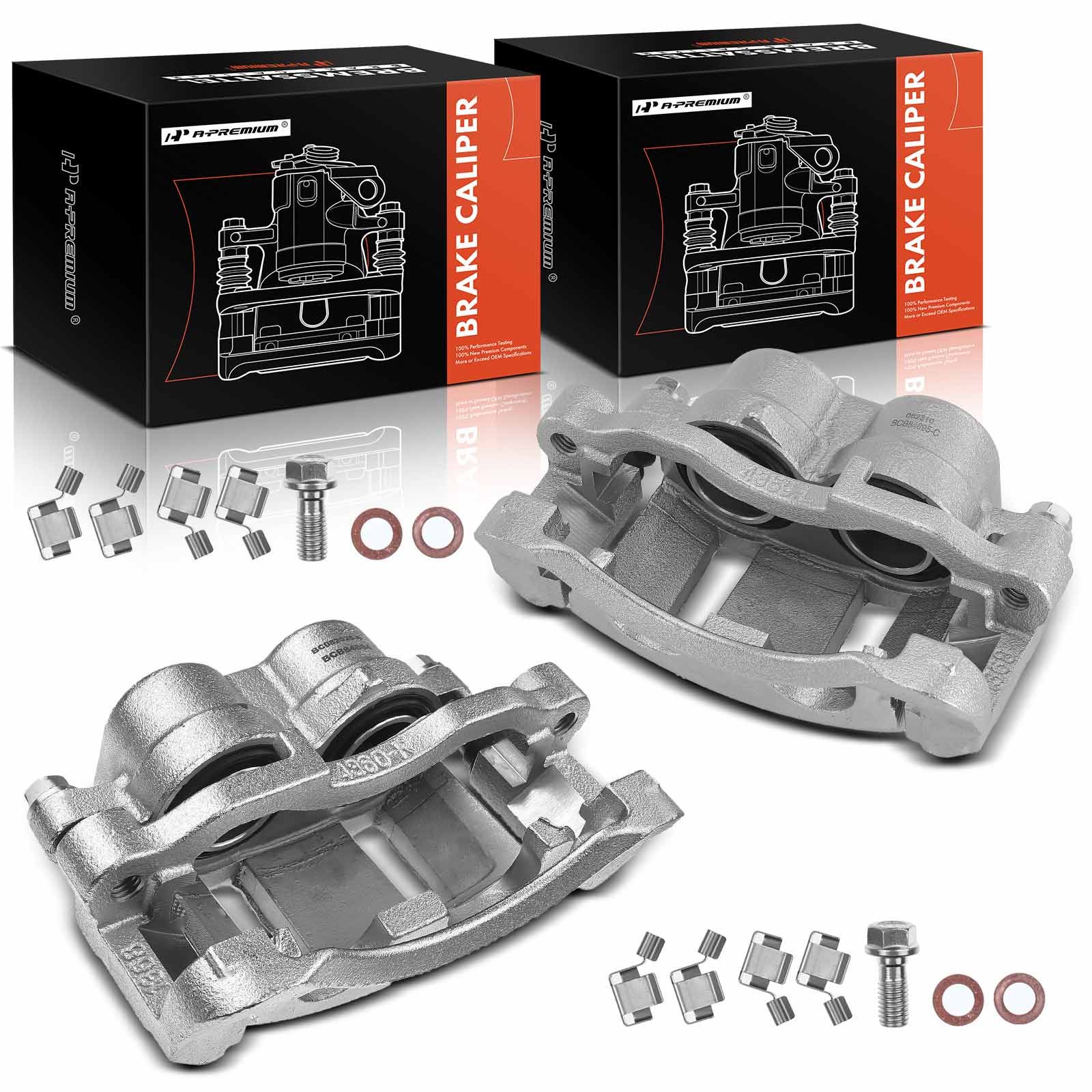 2 Pcs Front Brake Caliper with Bracket for Chevy Blazer S10 GMC Jimmy ...