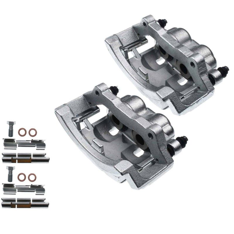2 Pcs Rear Brake Caliper with Bracket for Dodge Ram 1500 2006-2008 Ram ...