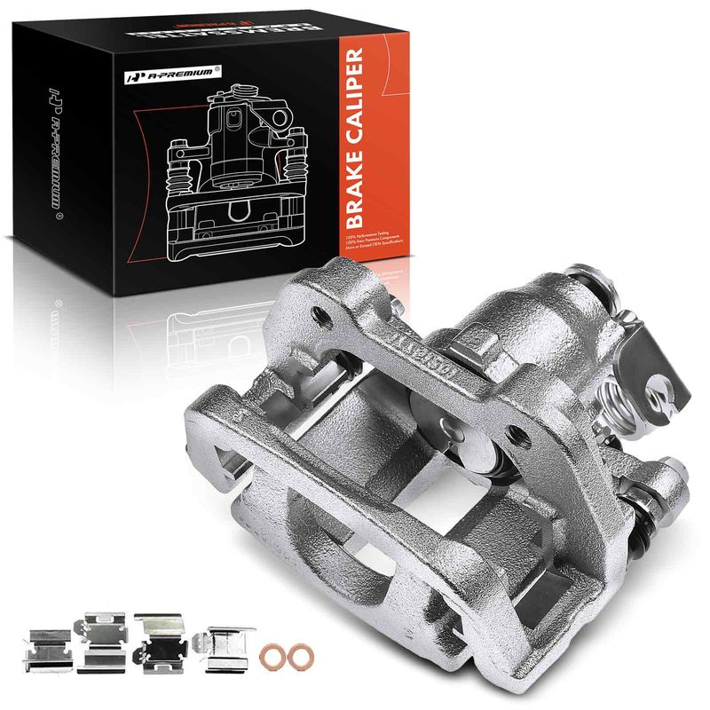 Rear Passenger Brake Caliper with Bracket for Ford Explorer Flex Taurus ...