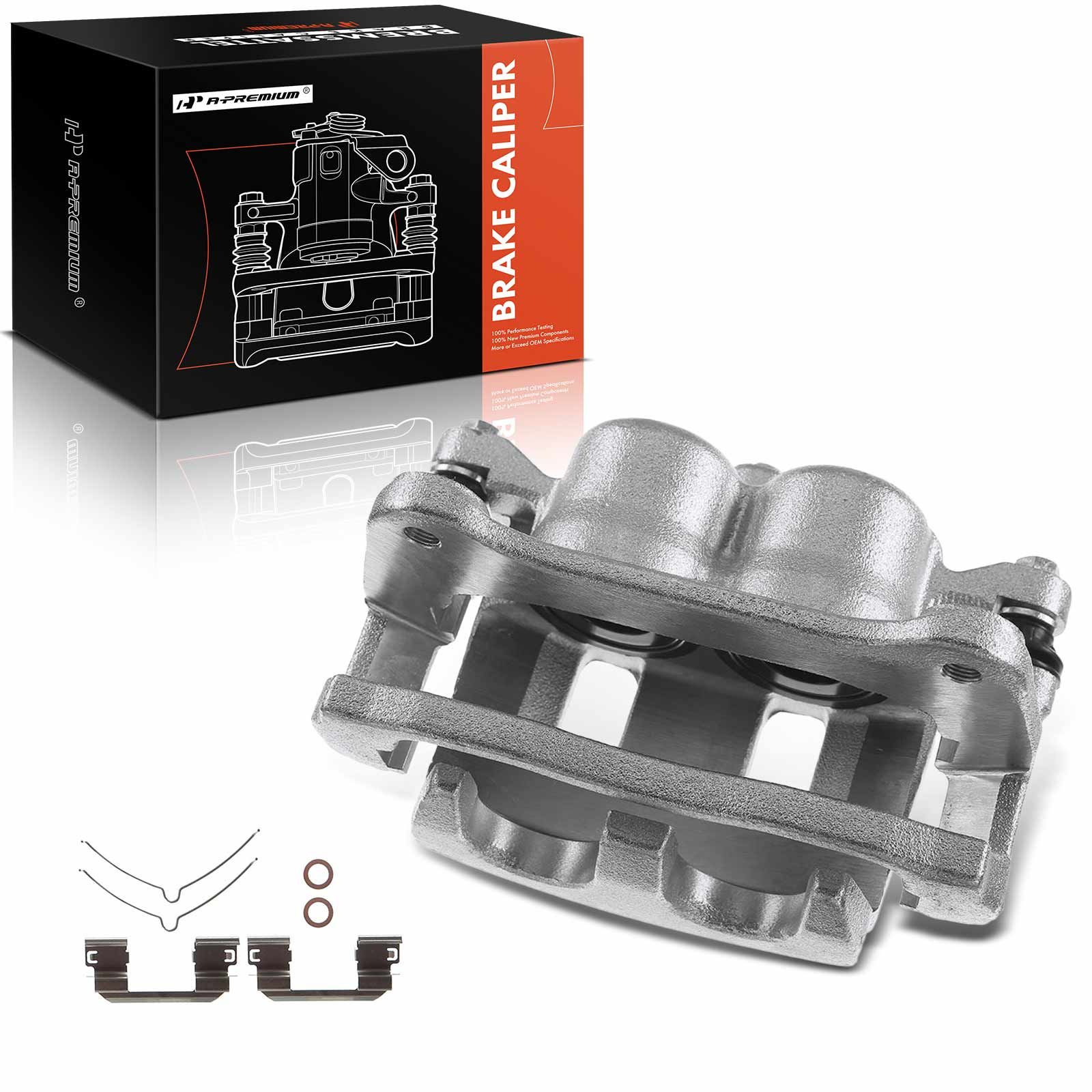 Front Passenger Brake Caliper with Bracket for Toyota Venza 2009-2016 ...