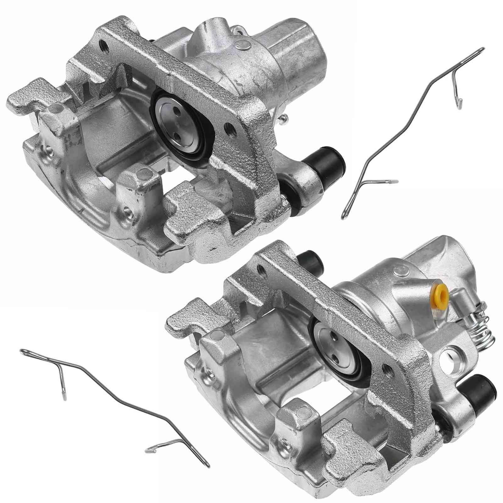 2 Pcs Rear Brake Caliper with Bracket for Ford Focus 2012-2018 EcoSport ...