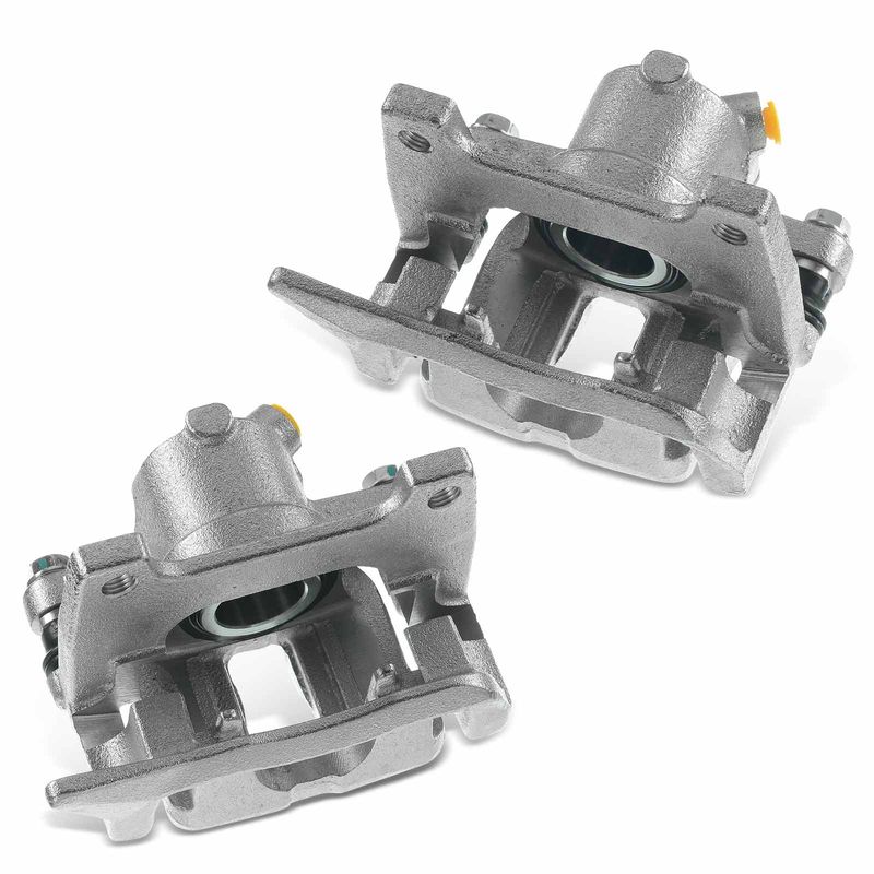 2 Pcs Front Disc Brake Calipers with Bracket for Smart Fortwo 2008-2016 ...