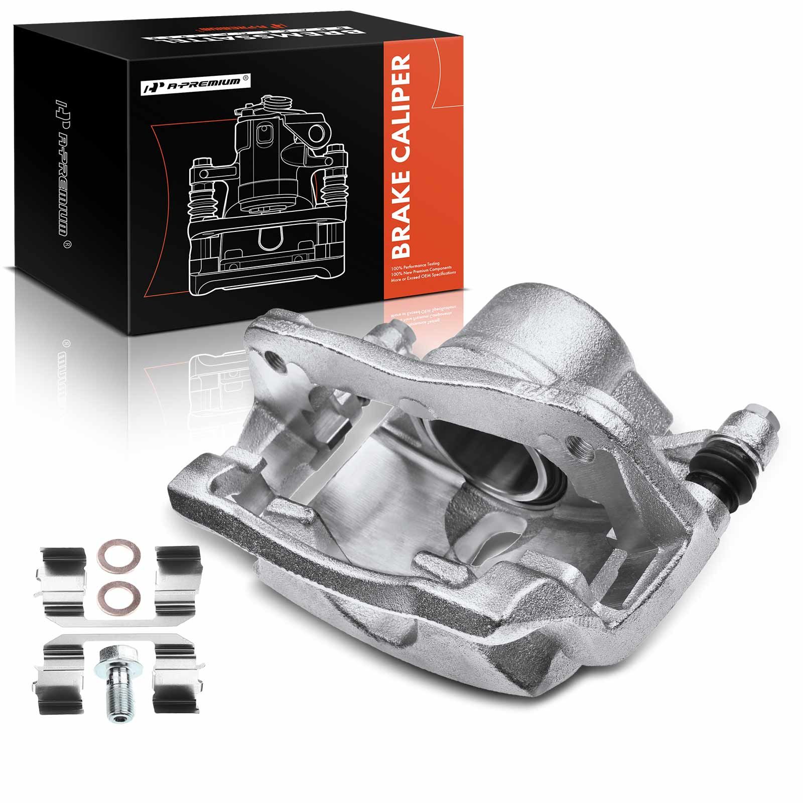 Front Passenger Brake Caliper with Bracket for 2008 Honda Accord | A ...