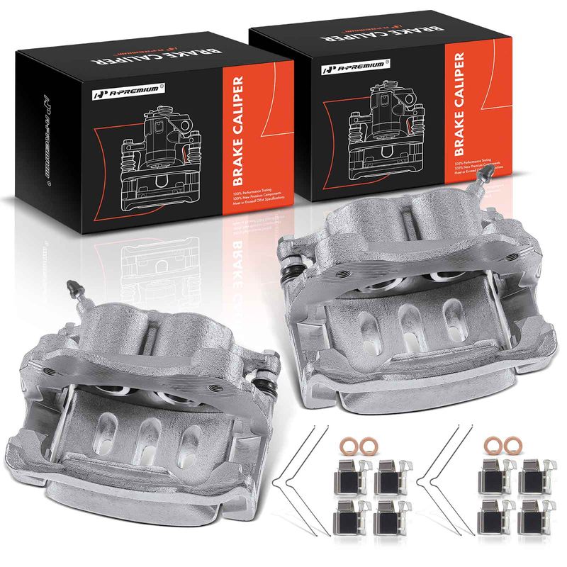 2 Pcs Front Brake Caliper with Bracket for 2001-2005 Lexus IS300 | A ...