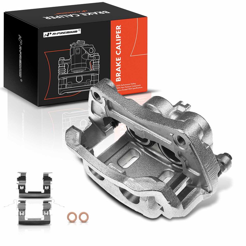 Front Driver Brake Caliper with Bracket for 2008 Infiniti G35 | A-Premium