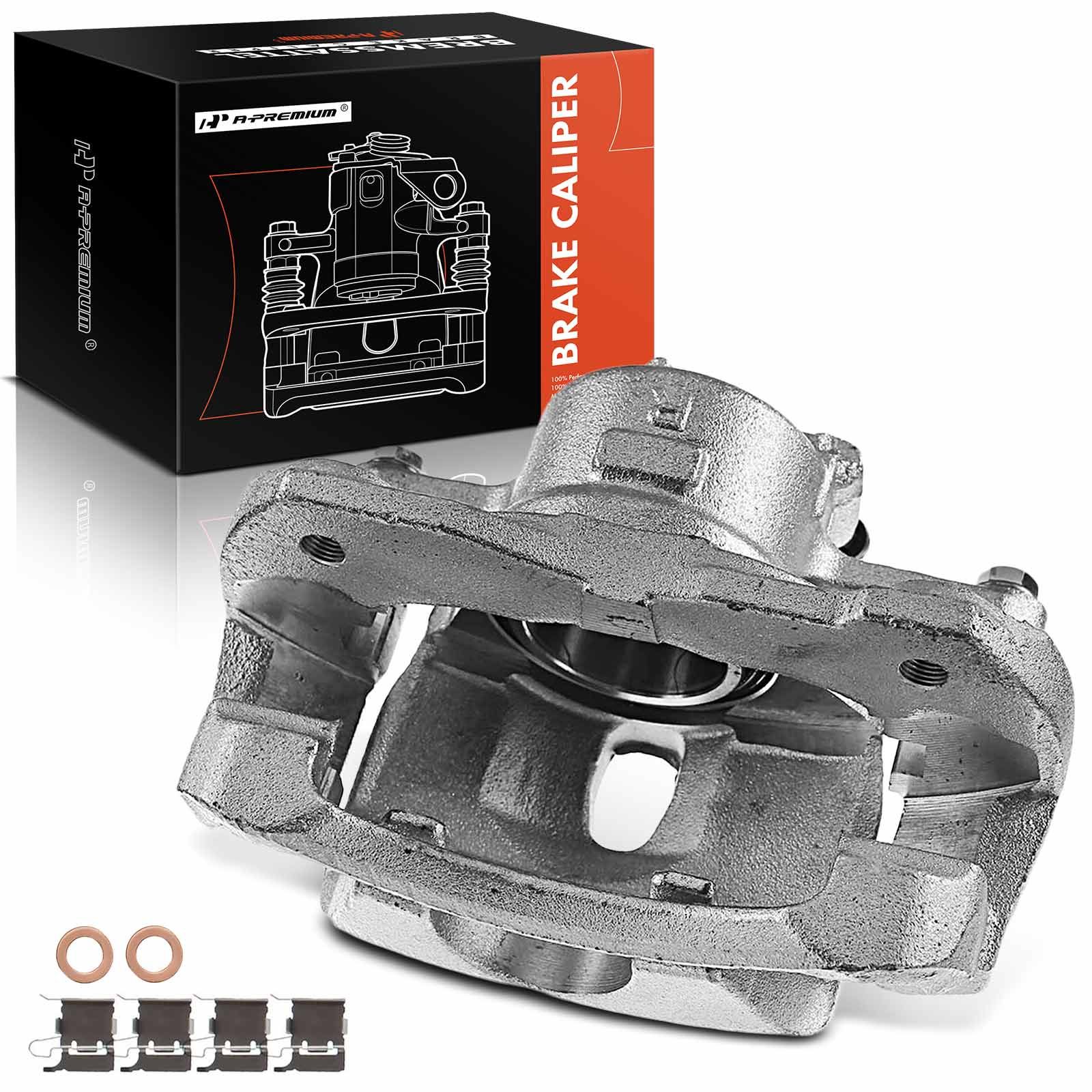 Front Passenger Brake Caliper with Bracket for Toyota Prius V 2012-2017 ...