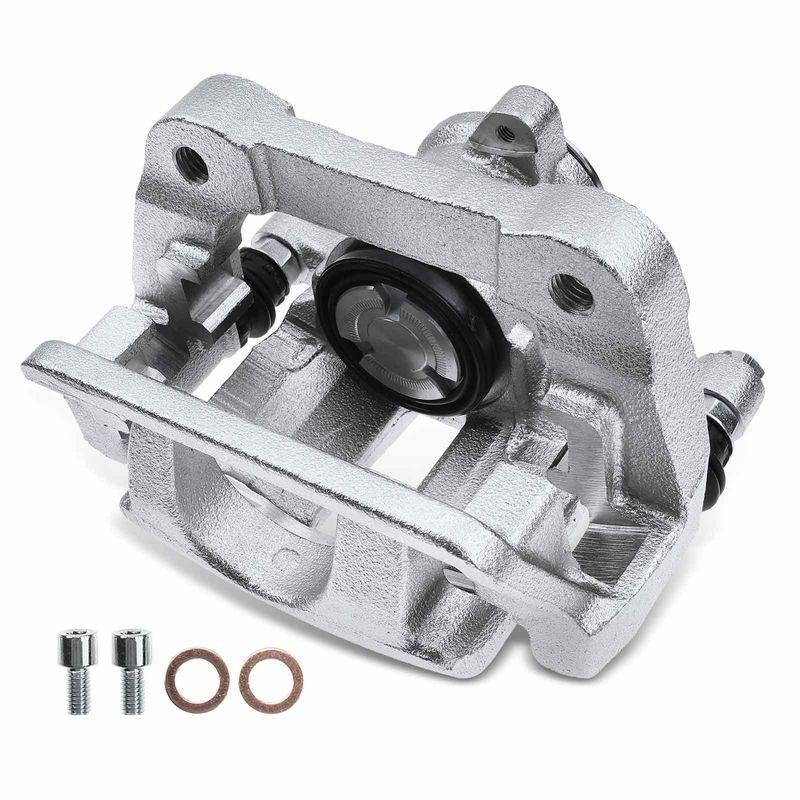 Rear Passenger Brake Caliper with Bracket for 2008-2010 Volvo XC70