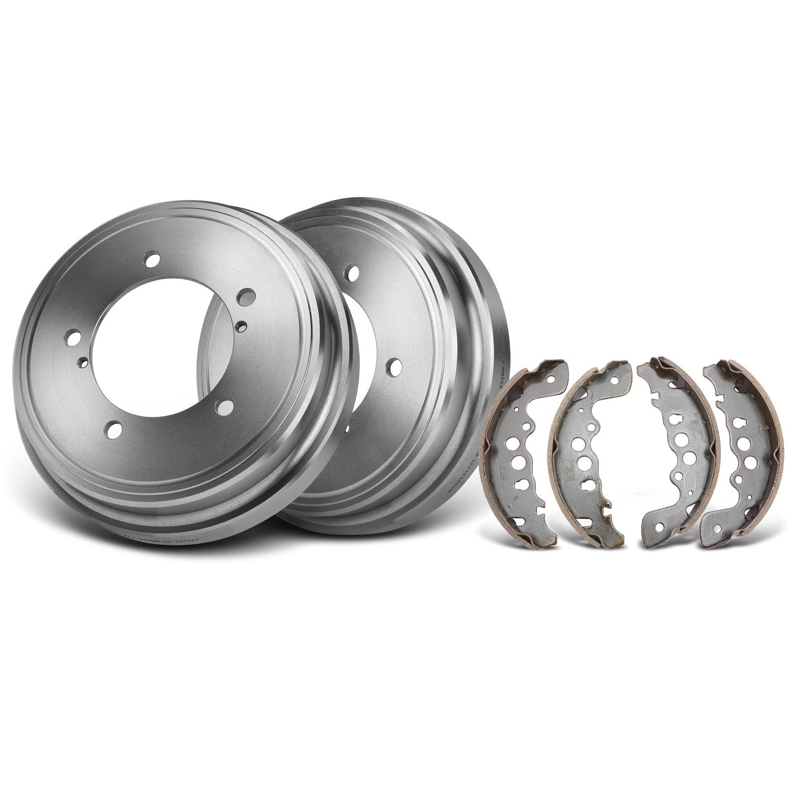 Rear Brake Drums & Ceramic Brake Shoes for Chevrolet Tracker Suzuki ...