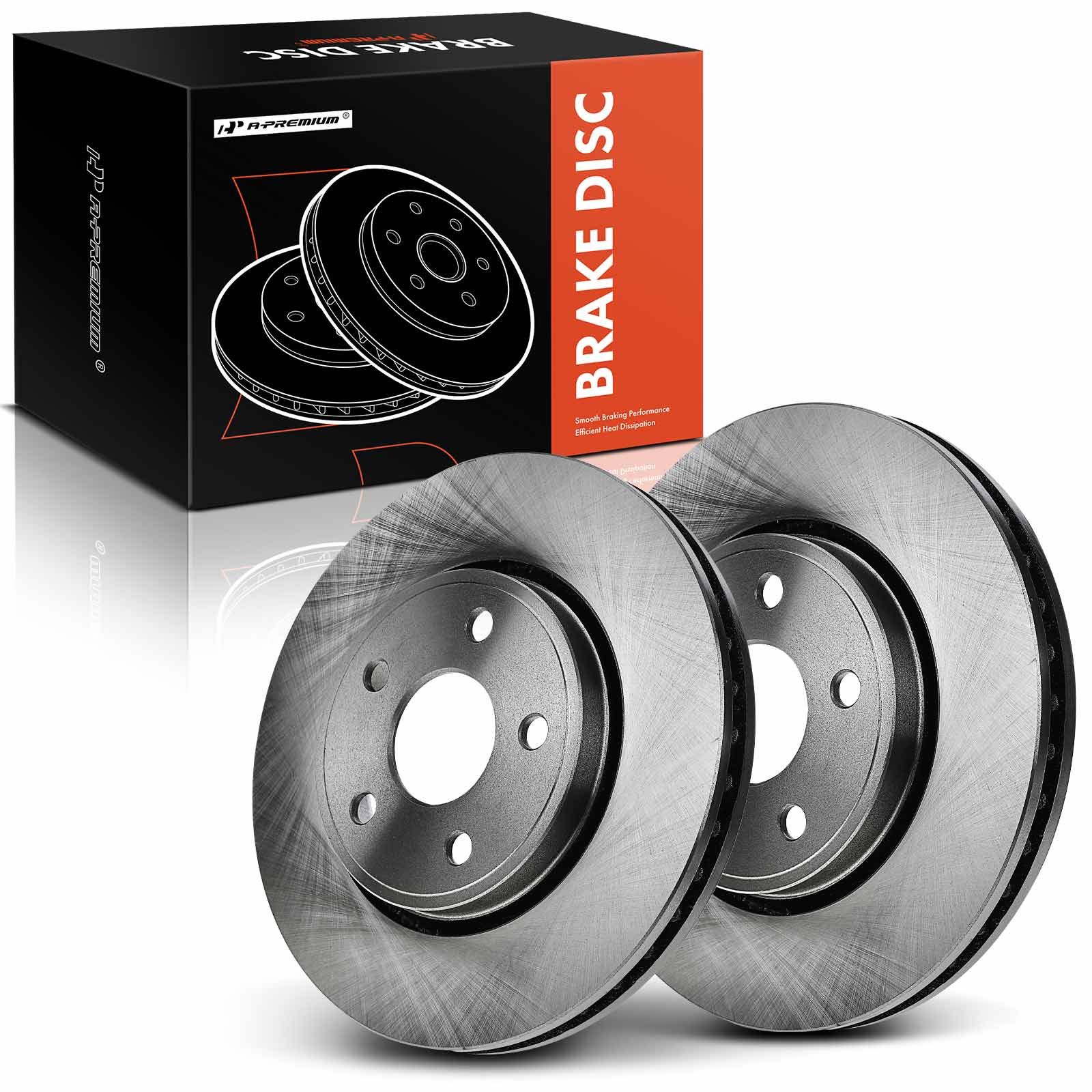 Front Disc Brake Rotors for Jeep Grand Cherokee Dodge Durango 2011-2020 ...