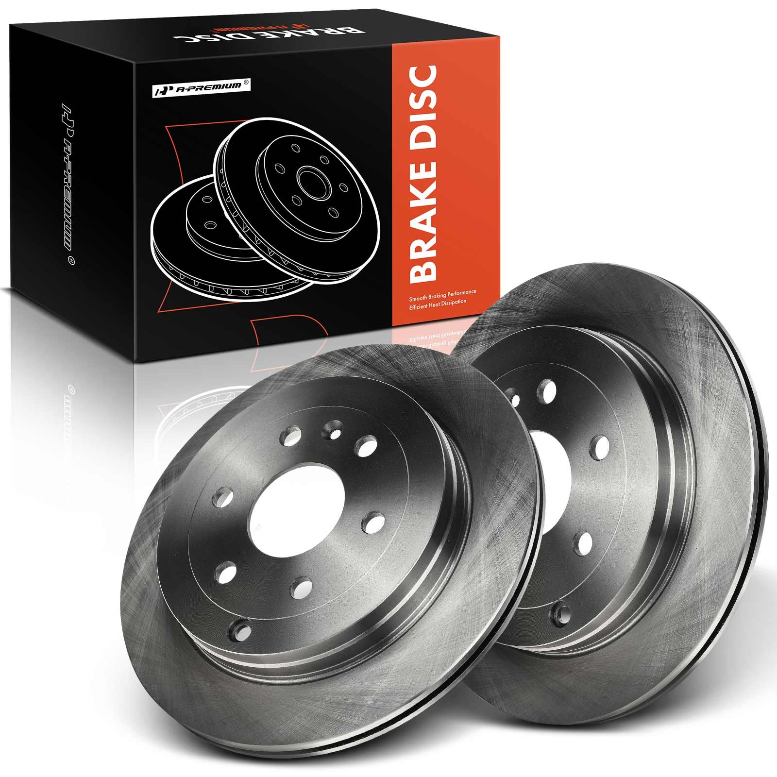 Rear Disc Brake Rotors for Chevrolet Traverse 2009-2017 GMC Acadia 2007 ...