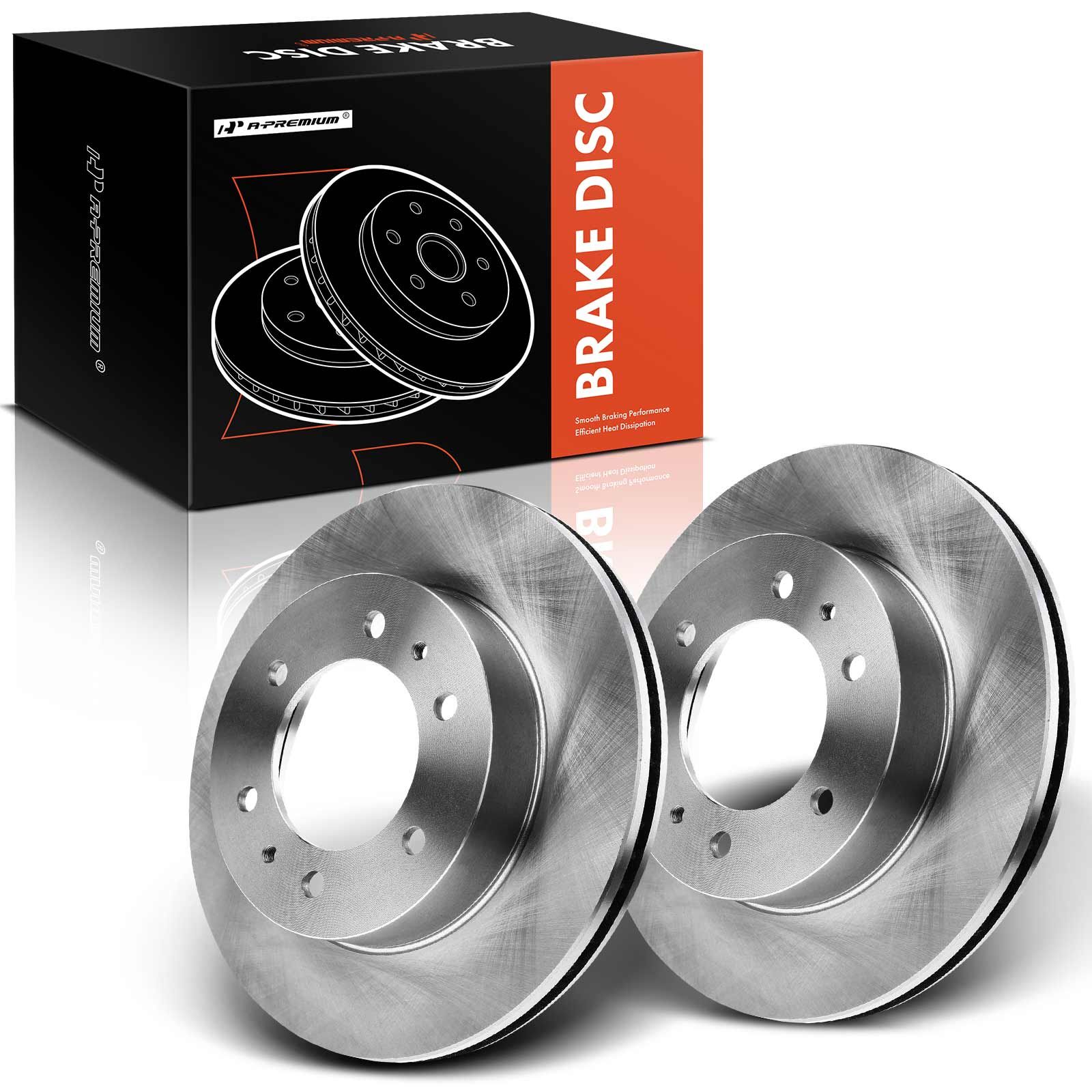 Front Disc Brake Rotors for HUMMER H3 2006-2010 H3T 2009-2010 | A-Premium