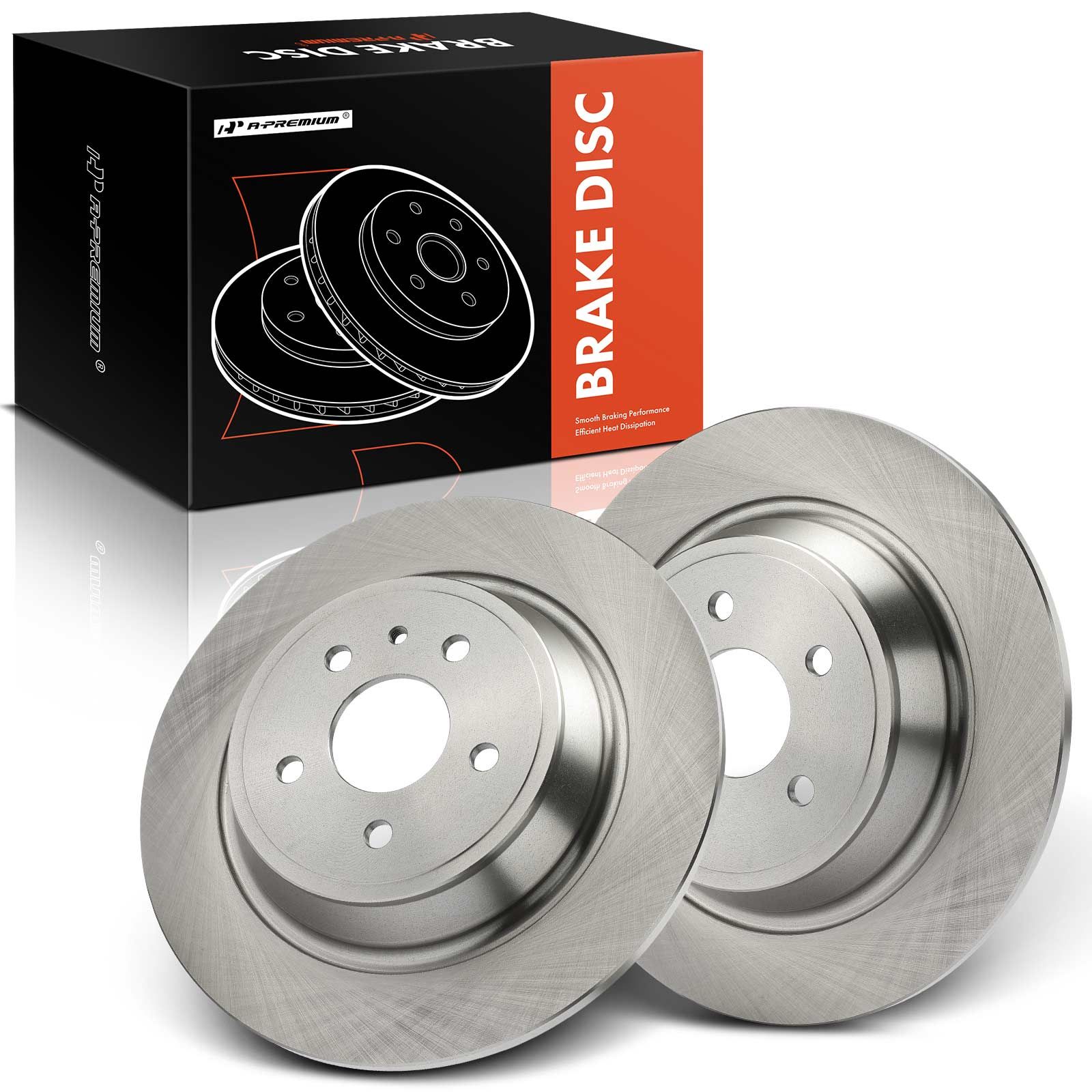 2 Pcs Rear Disc Brake Rotors for 2018 Ford Escape