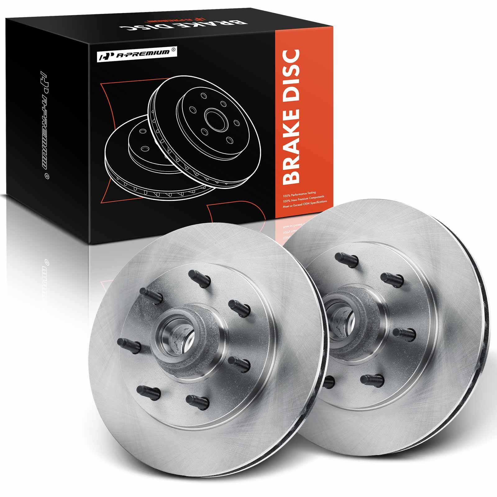 2 Pcs Front Disc Brake Rotors for Ford F-150 00-03 F-250 97-99 F-150 ...