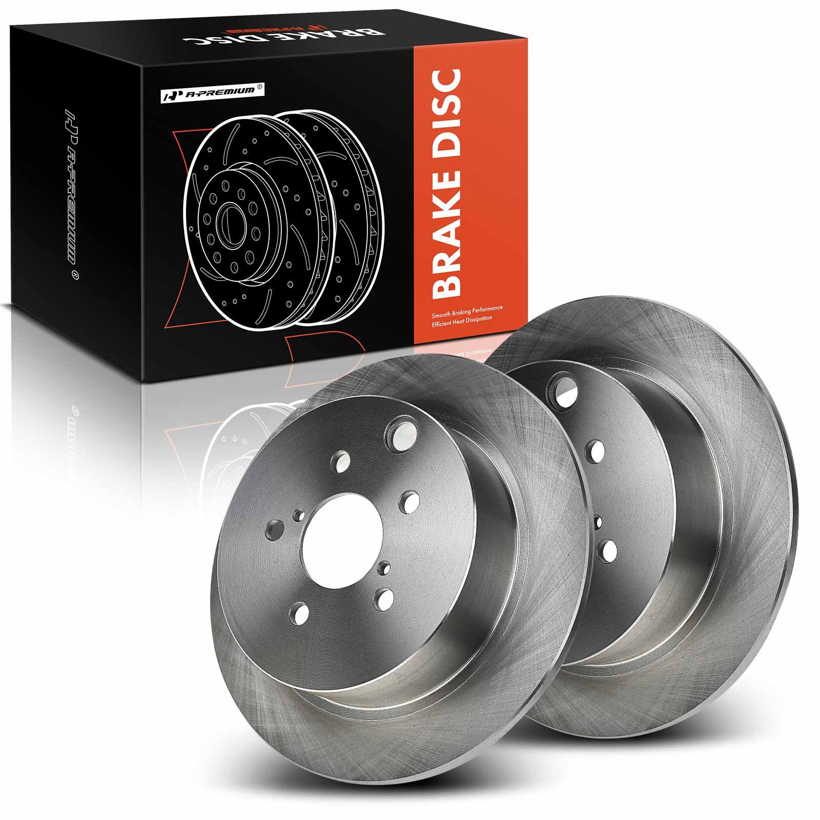 Rear Disc Brake Rotors for Subaru Crosstrek 16-20 Forester Impreza XV ...