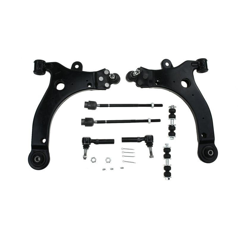 8 Pcs Front Lower Control Arm Sway Bar Tie Rod End for Chevrolet Impala ...