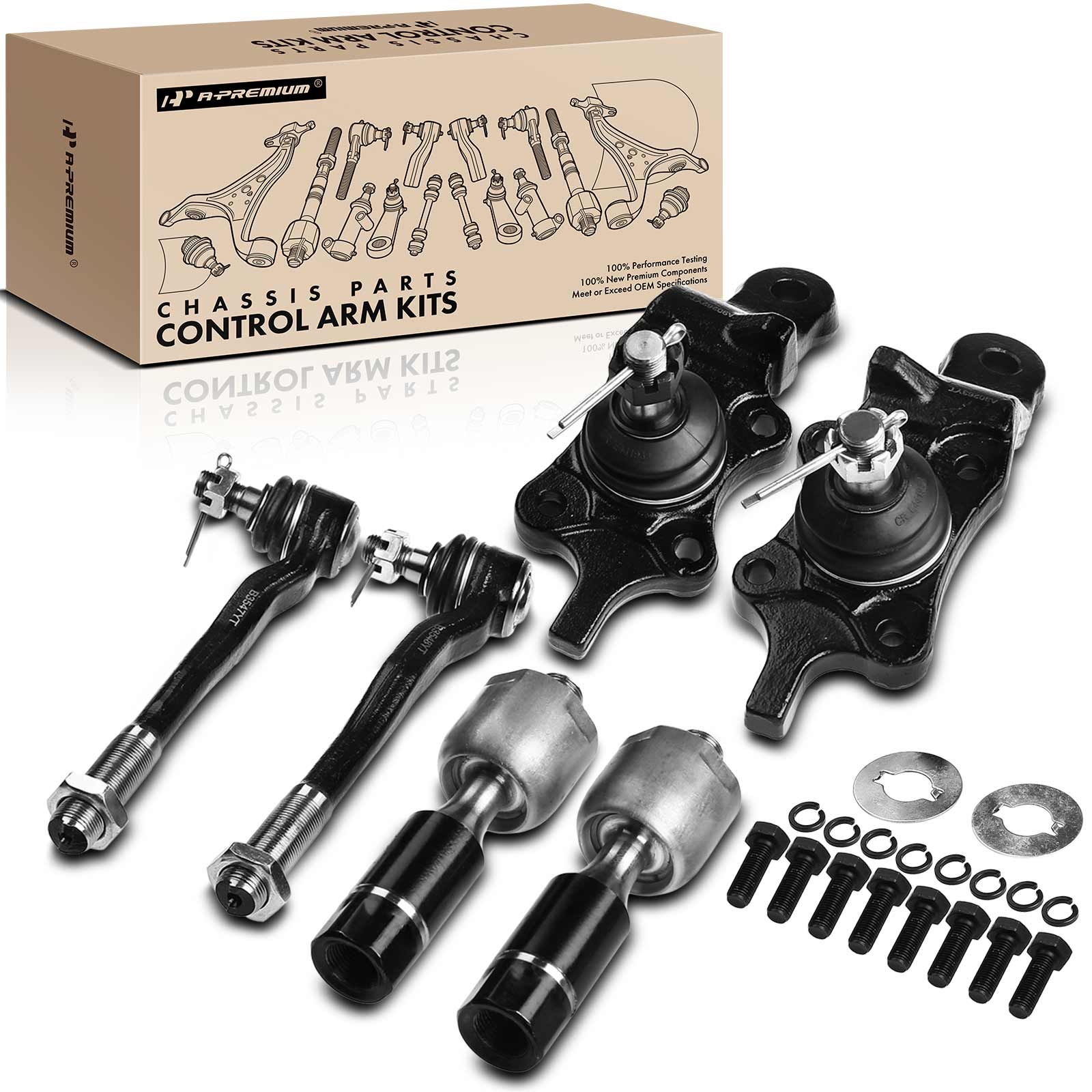 6 Pcs Inner & Outer Tie Rod End & Front Lower Ball Joint for 2001 ...