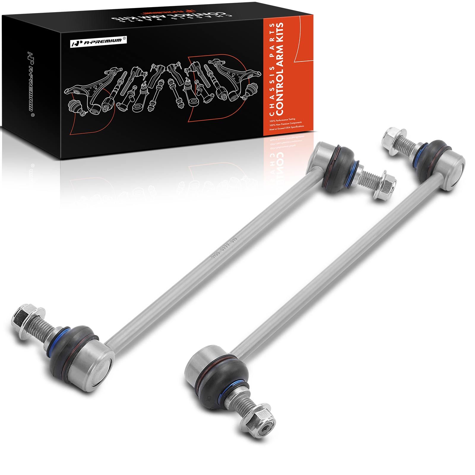2 Pcs Front Stabilizer Bar Link for BMW 528i 535d 550i 640i 650i Gran ...