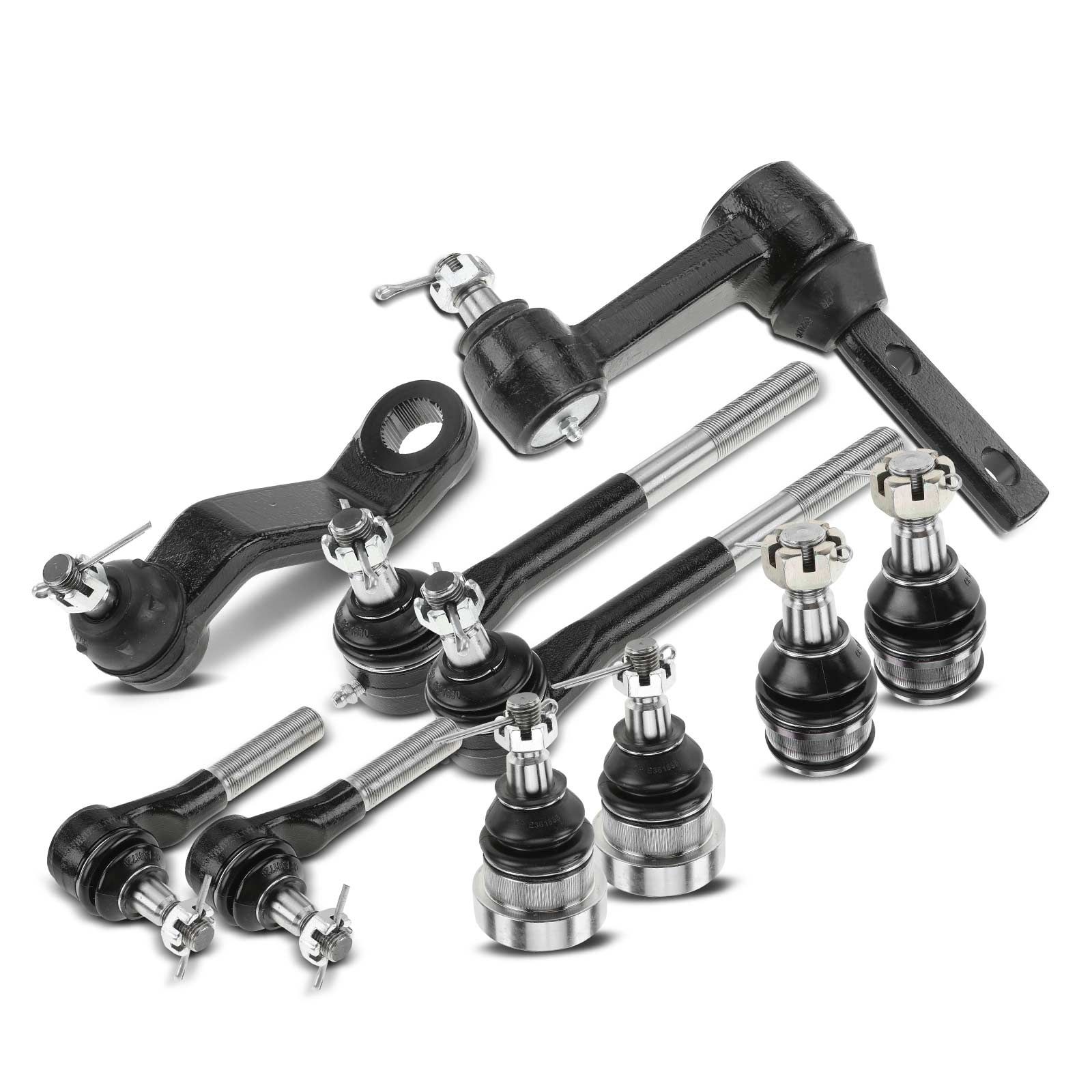 10 Pcs Idler & Pitman Arm Tie Rod End Ball Joint for 1997 Dodge Ram 2500 | A-Premium