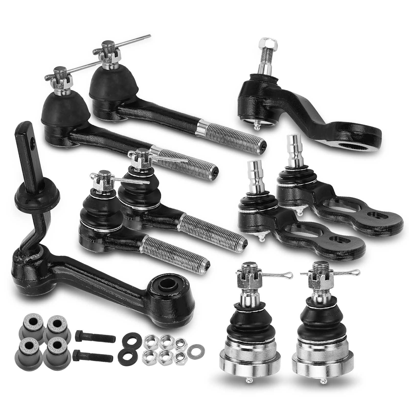 12 Pcs Control Arm Tie Rod End Ball Joint for Ford Lincoln Mercury 1995 ...