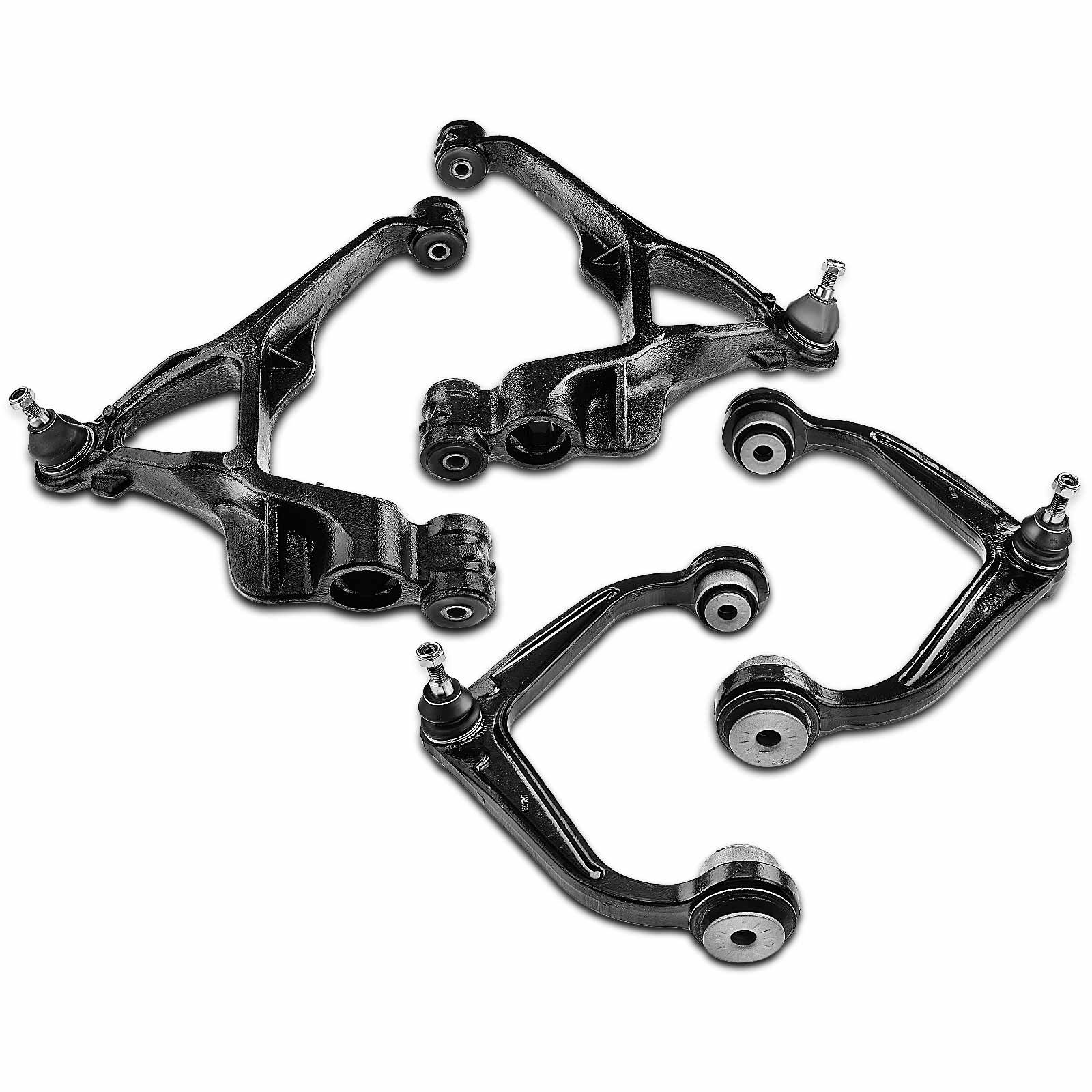 4 Pcs Front Lower & Upper Control Arms with Ball Joint for 2016 ...