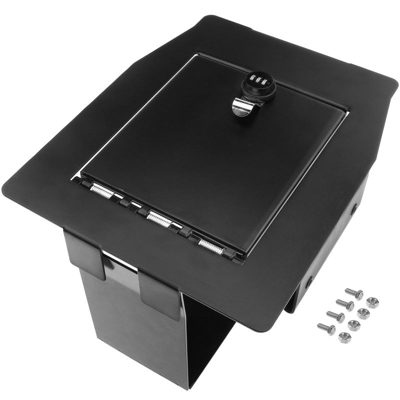 Center Console Safe Box for Ford F-150 2015-2020 F-250 F-350 Super Duty ...