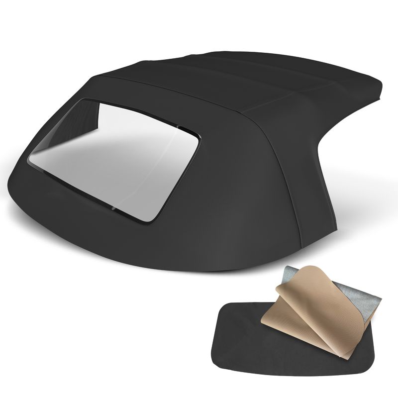Convertible Soft Top with Plastic Rear Window for Mazda Miata 1990-2005 ...