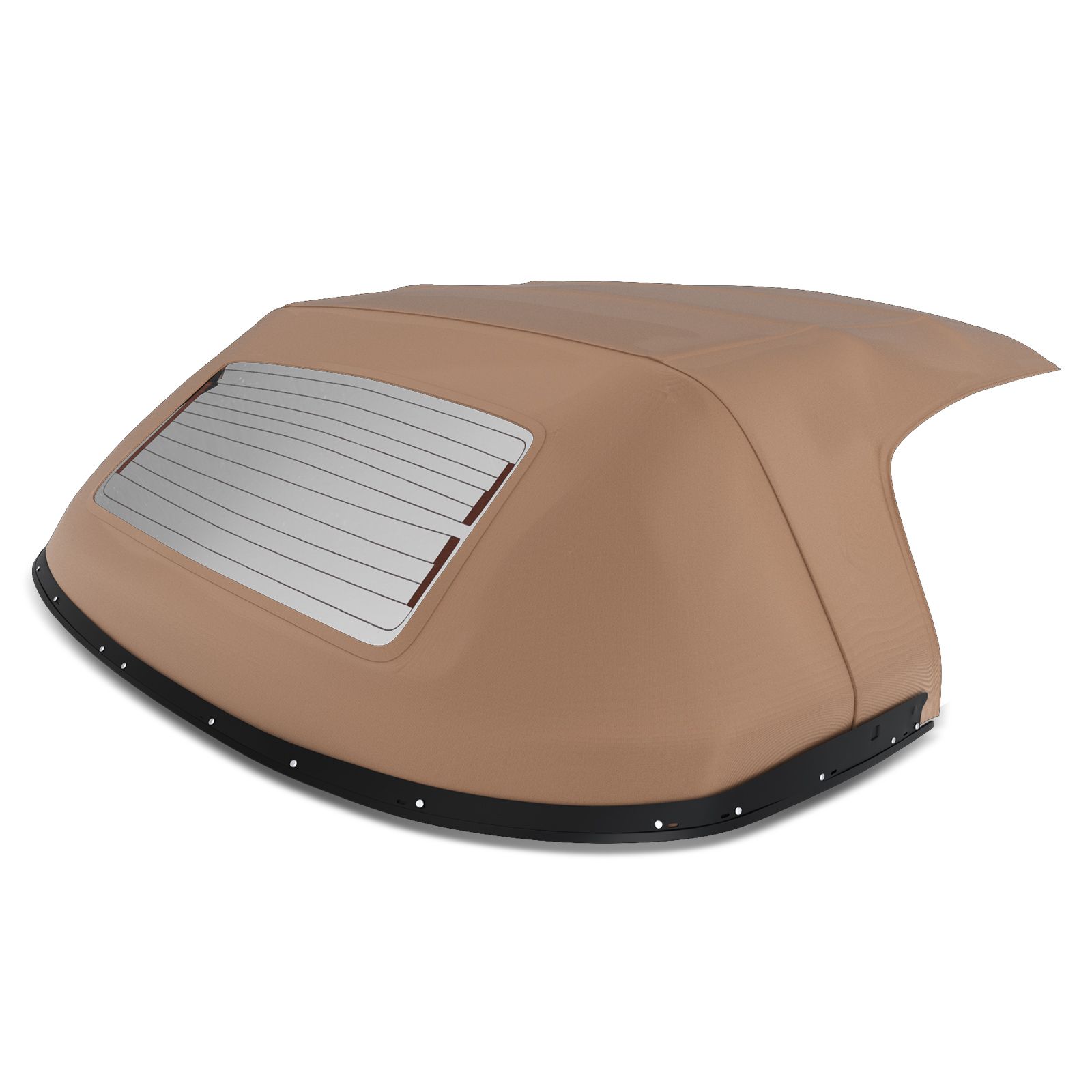 Tan Convertible Soft Top with Glass Window & Rain Rail for Mazda Miata ...