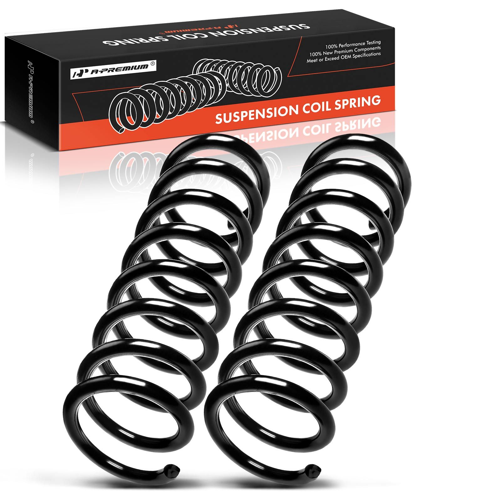 2 Pcs Front Suspension Coil Springs for Mercedes-Benz R170 SLK230 97-04 ...