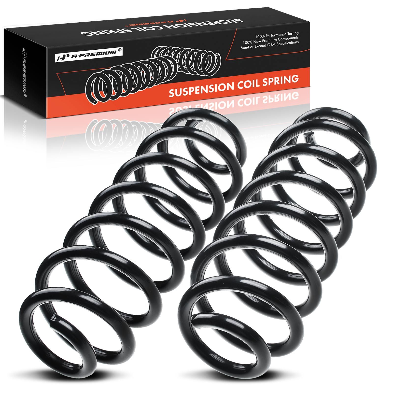 2 Pcs Rear Suspension Coil Springs for Volkswagen Passat 2006-2019 ...