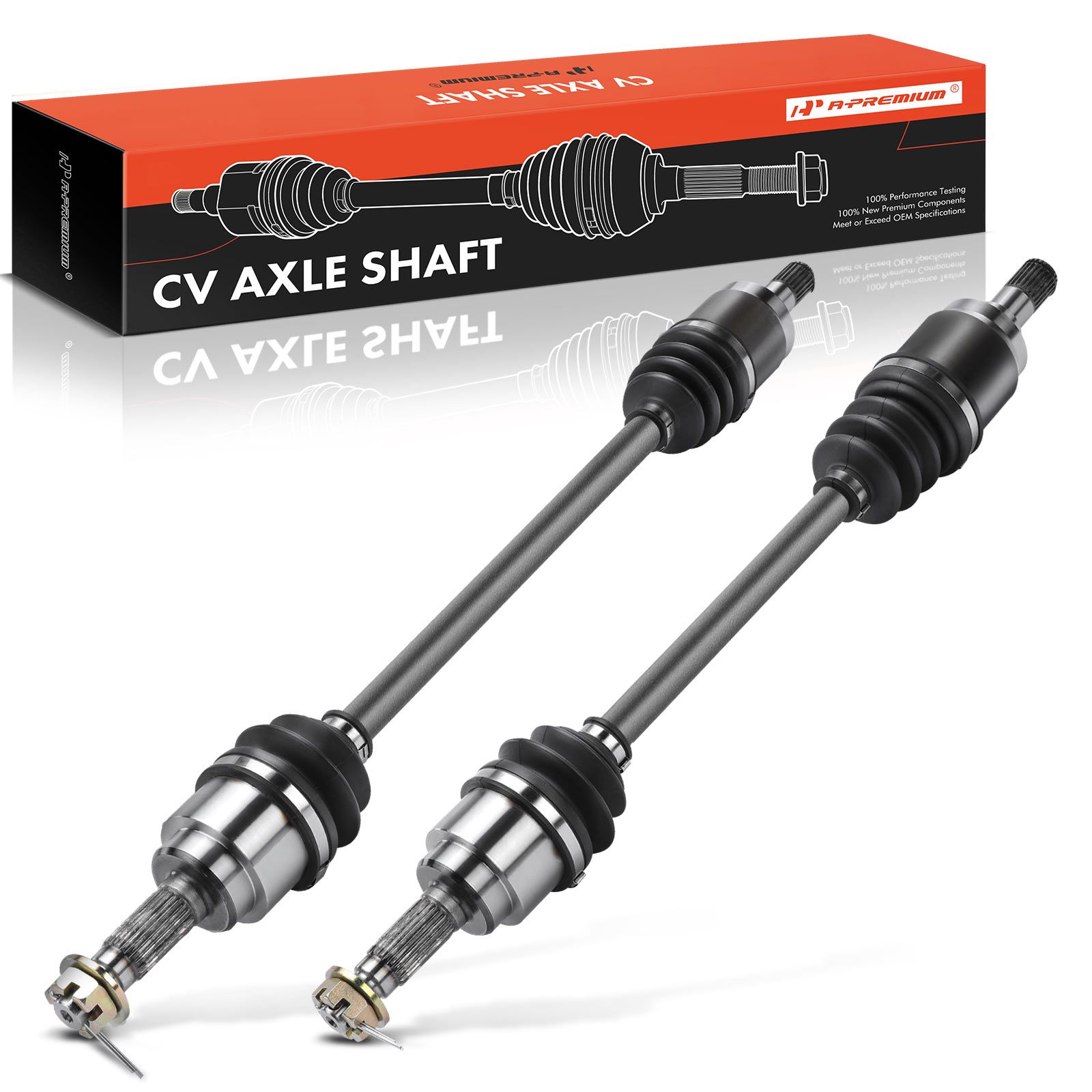 2 Pcs Rear CV Axle Shaft Assembly for Honda Big Red 700 MUV700 2009 ...