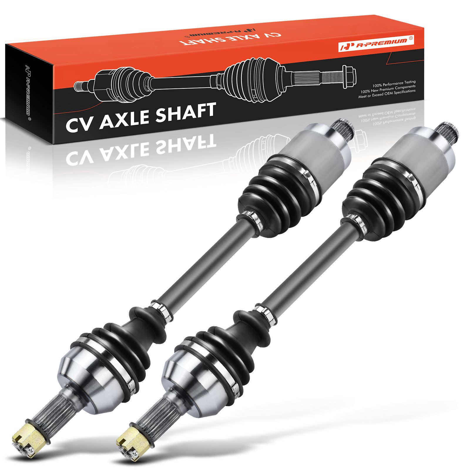 2 Pcs Rear CV Axle Shaft Assembly for Polaris RZR 900 RZR Trail S 900 ...