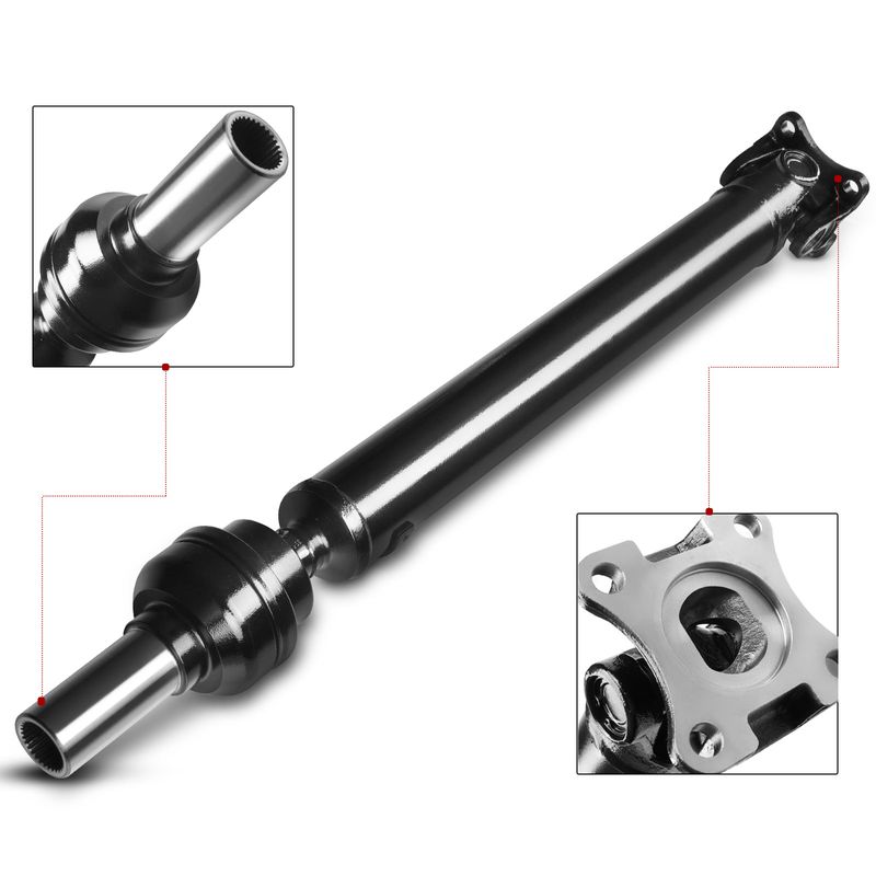Front Driveshaft Prop Shaft Assembly for Dodge Ram 1500 2002-2004 4WD ...