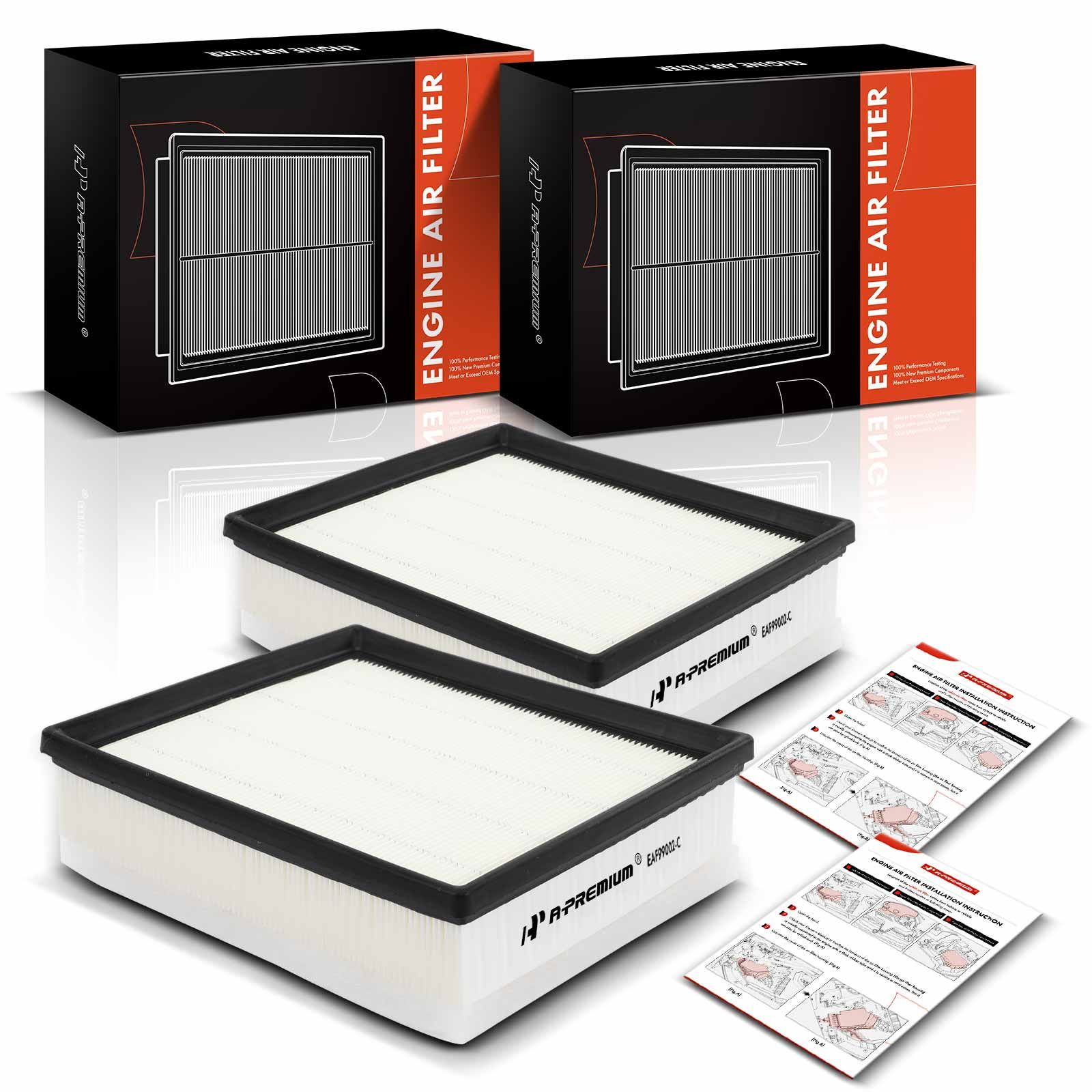 2 Pcs Engine Air Filter for BMW F22 228i F30 320i 328d 328i F32 428i ...