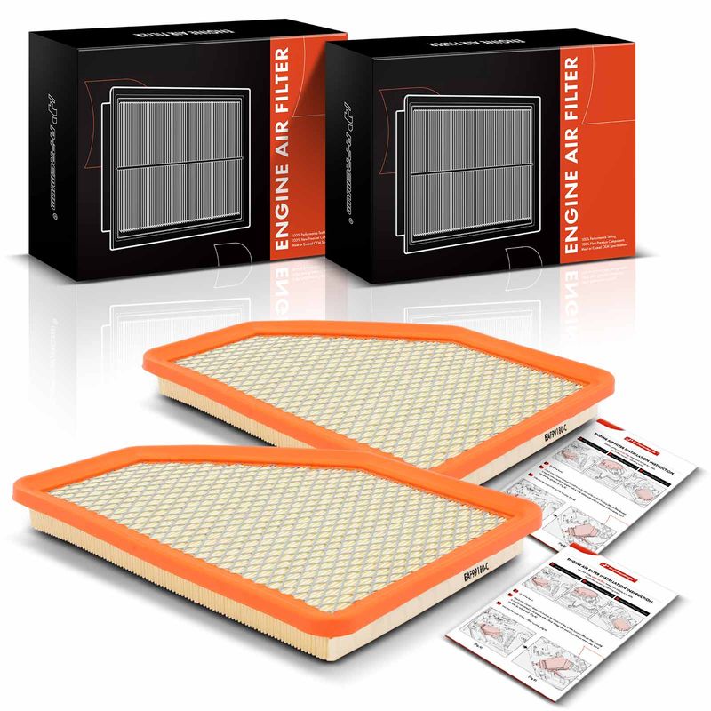 2 Pcs Engine Air Filter for Chevrolet Volt 2016-2019 L4 1.5L Hatchback ...