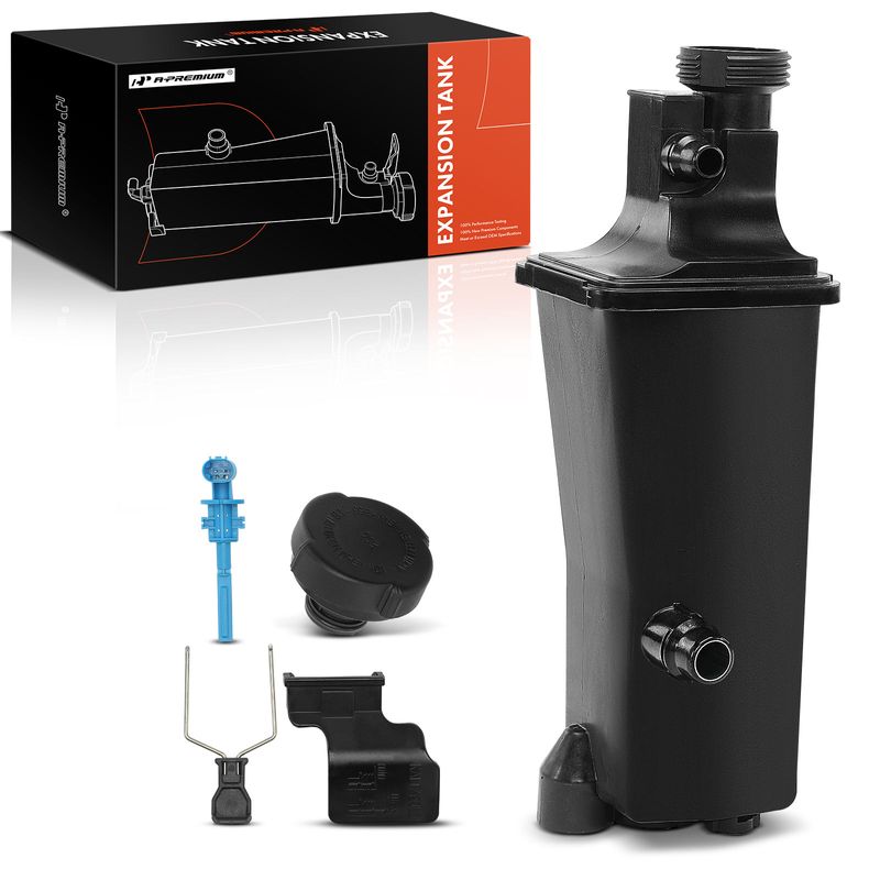 Radiator Coolant Overflow Expansion Tank with Cap & Sensor for BMW E46 ...