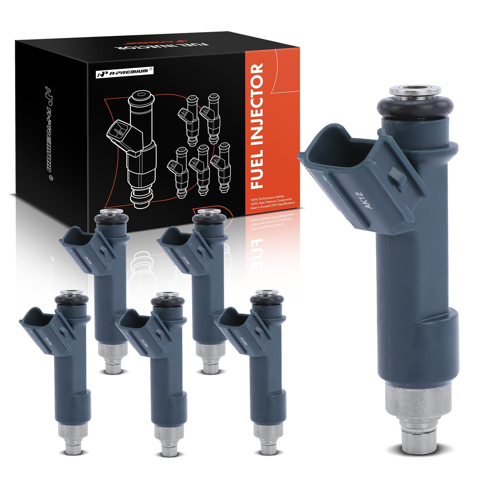 6 Pcs Fuel Injector for Toyota Tacoma 2007-2015 Tundra 2007-2011 V6 4 ...